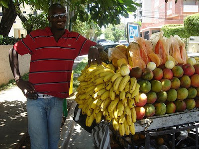 Vendedor de frutas dominicano